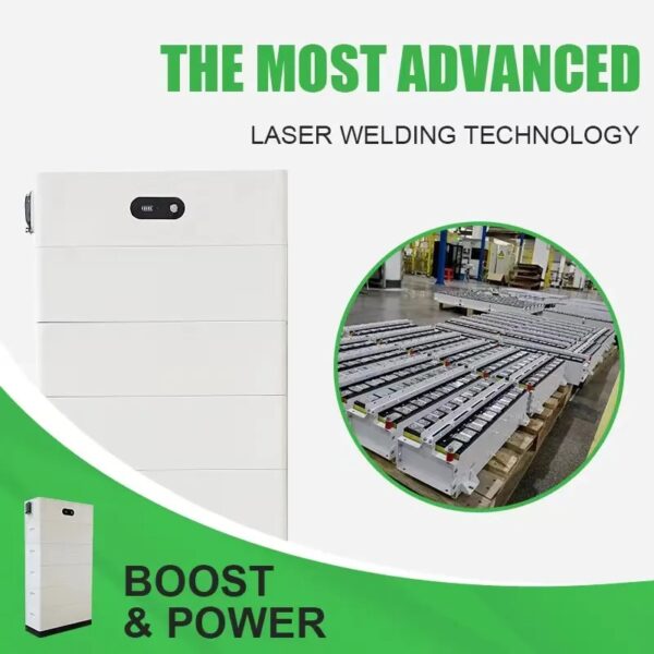 ฺฺBoostpower 192V แบตเตอรี่ลิเทียมโซล่า LFP แรงดันสูง 52Ah 10kWh ...